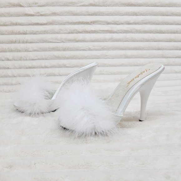 Fabulicious | Shoes | Pleasers Fabulicious Poise Marabou Feather High ...